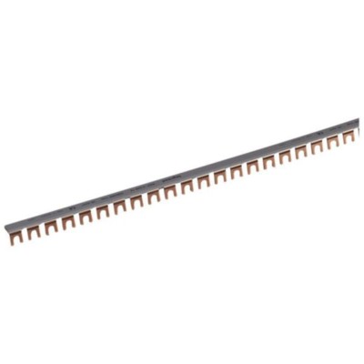 Supply busbar - Prong-type 1P+N universal 1m - Max 57 devices connected - 63A rated current - 400V max operating voltage