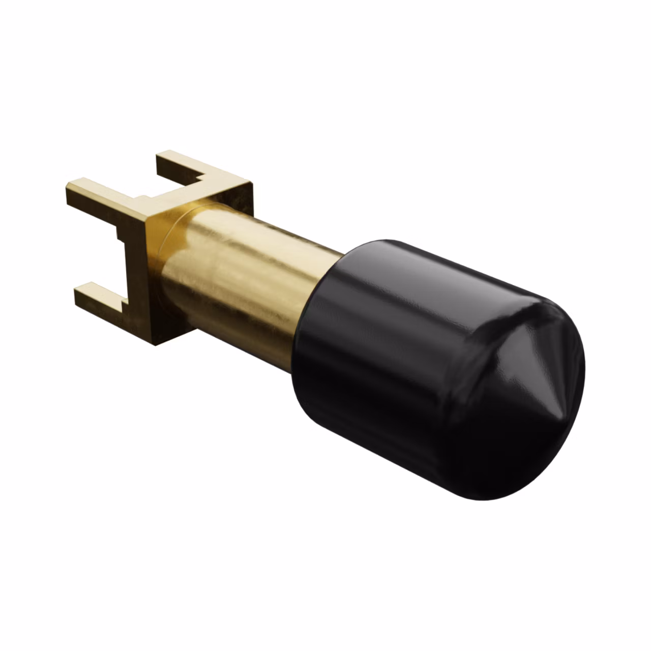 SMA Jack, Straight, PCB Receptacle, Through Hole, Brass Body, Gold (Au) Plated, Dust Cap Included, 50 Ohms for sale