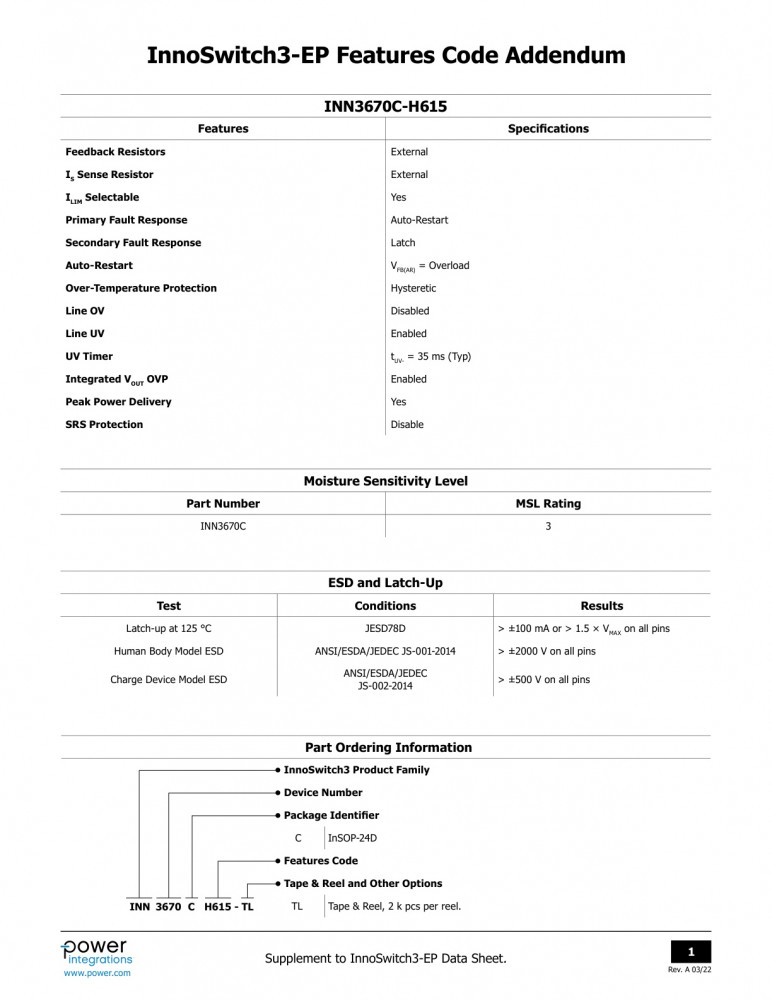 INN3670C-H615 technical document preview