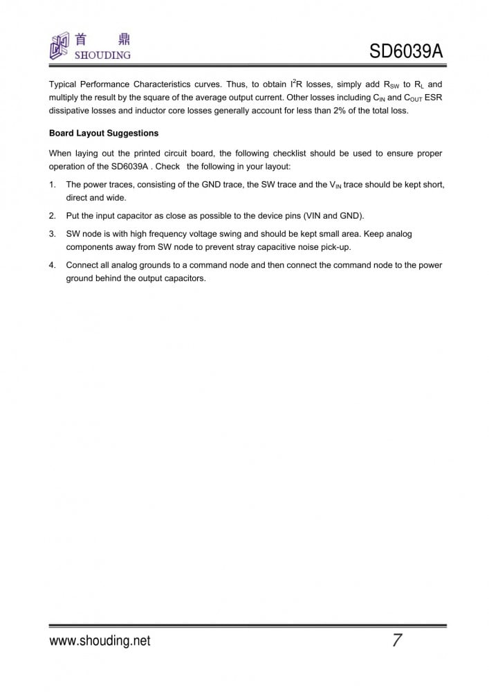 SD6039A datasheet page 7