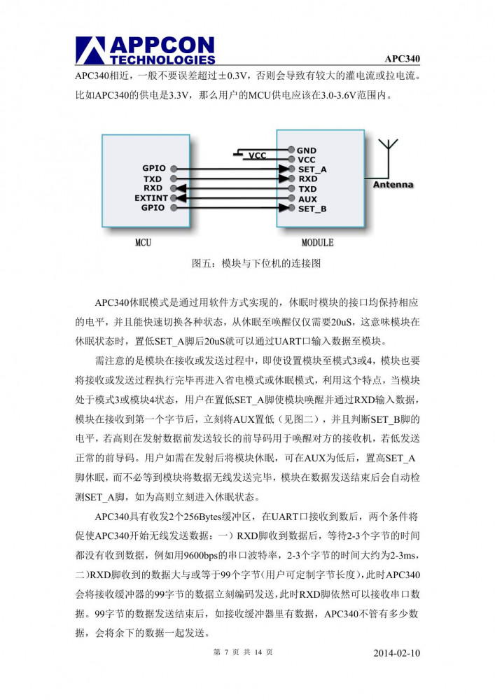 APC340 datasheet page 7