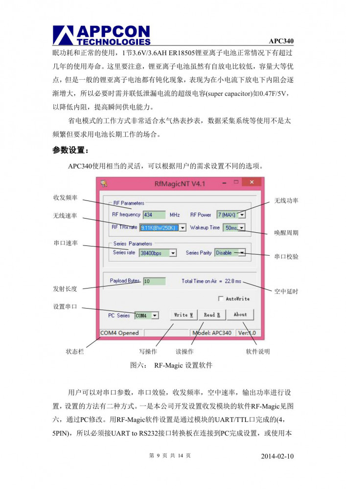 APC340 datasheet page 9