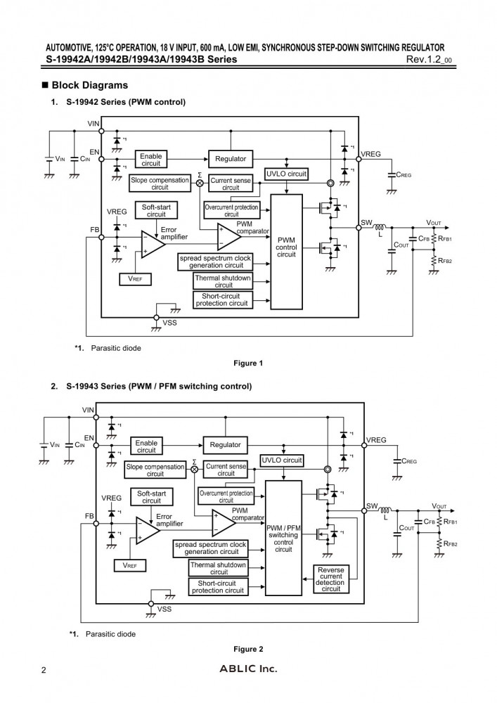 S-19942 series datasheet page 2