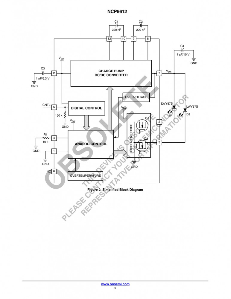 NCP5612 datasheet page 3