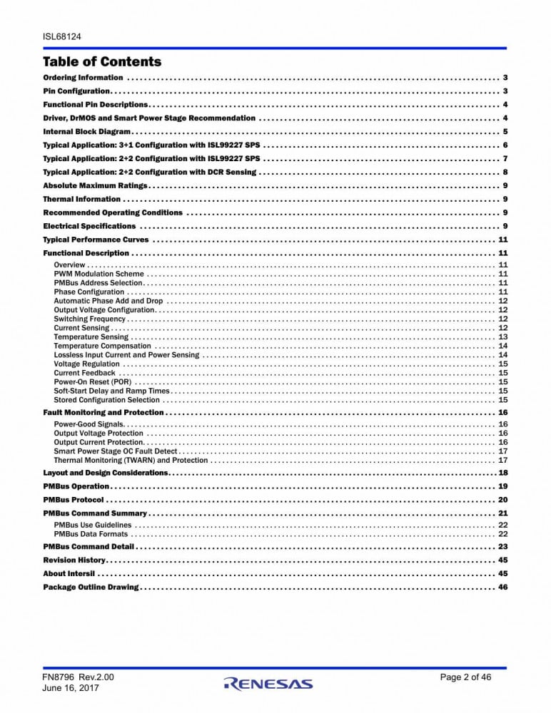 ISL68124 datasheet page 2