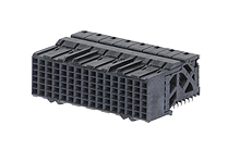 Impact 100 Ohm 3 Pair Right-Angle Daughtercard Receptacle, Unguided, 16 Columns, 144 Circuits, Plated Through Hole Dimension 0.39mm, Lead-Free