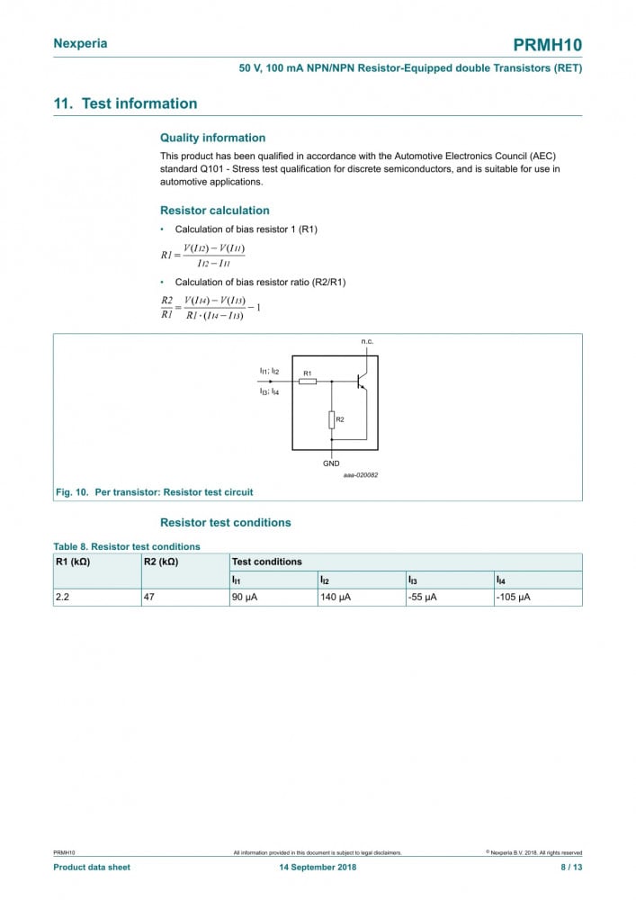 PRMH10Z datasheet page 8