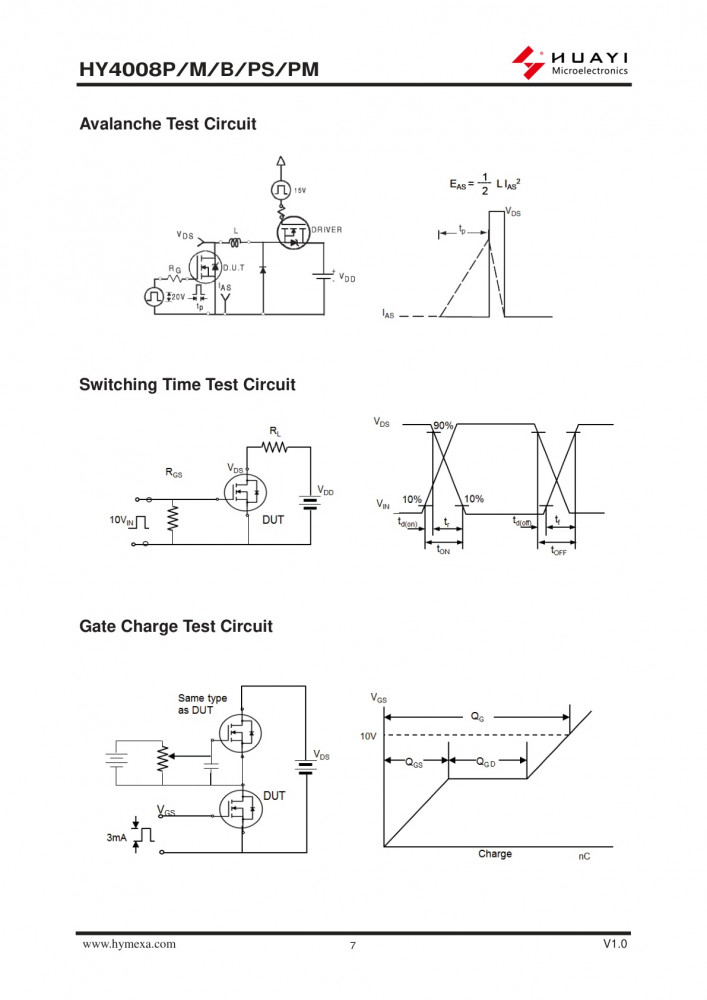 HY4008P datasheet page 7