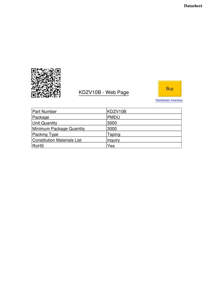 ROHM KDZVTR10B datasheet page 10
