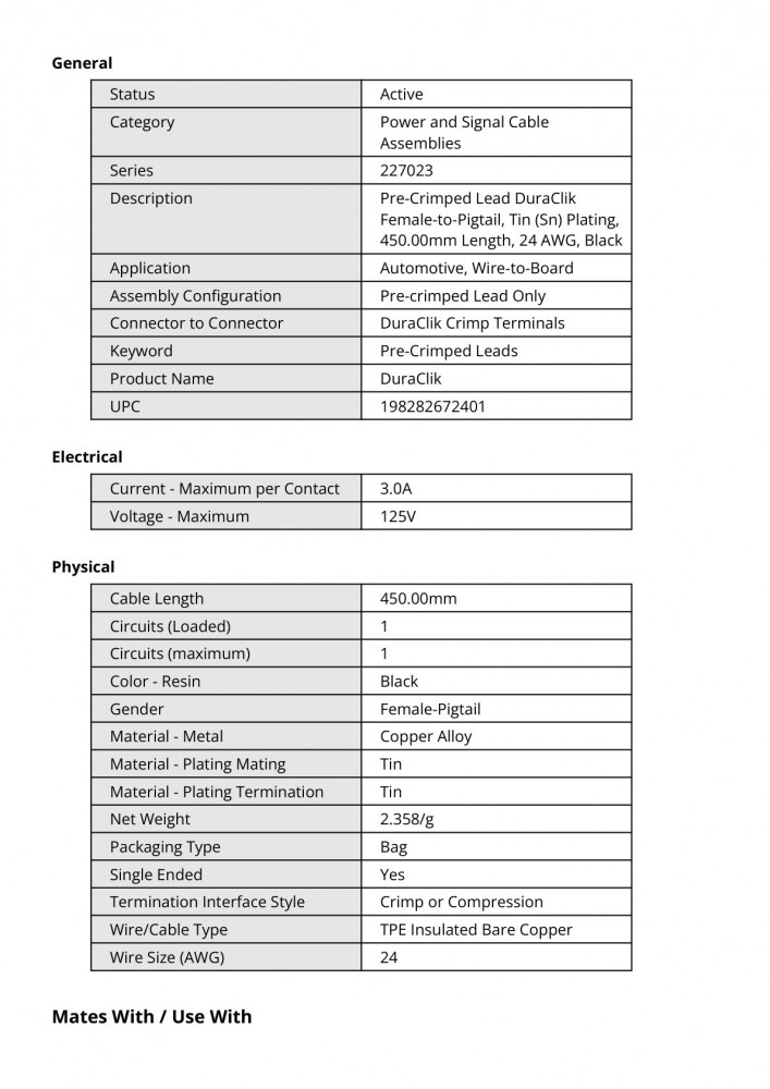 Product document page 2