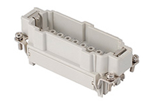 Heavy-Duty Crimp Contact Insert, Male, 8-Pole, 16A, Numbered 1-16, Size 16B «77x27»