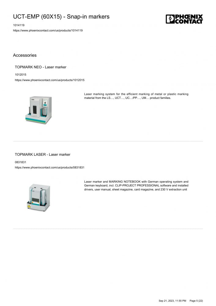 Phoenix Contact 1014119 documentation page 5