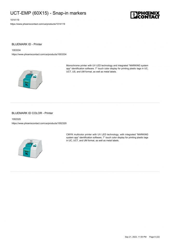 Phoenix Contact 1014119 documentation page 6