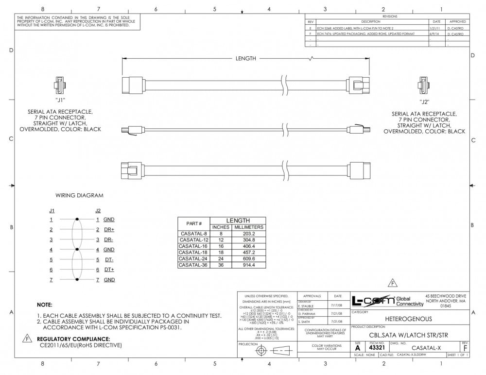 CASATAL-16 technical document preview