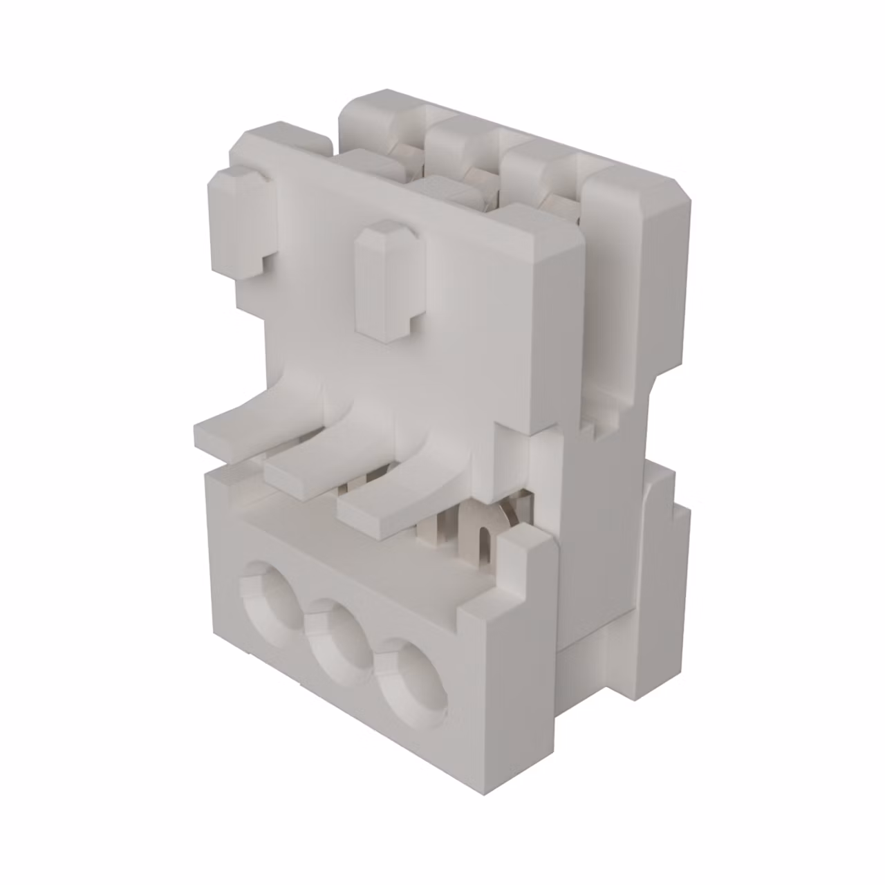 Appli-Mate RAST 2.5 Female Connector, 2.50mm Pitch, 3 Circuits, Positions B & D Removed, Open Endwalls for sale