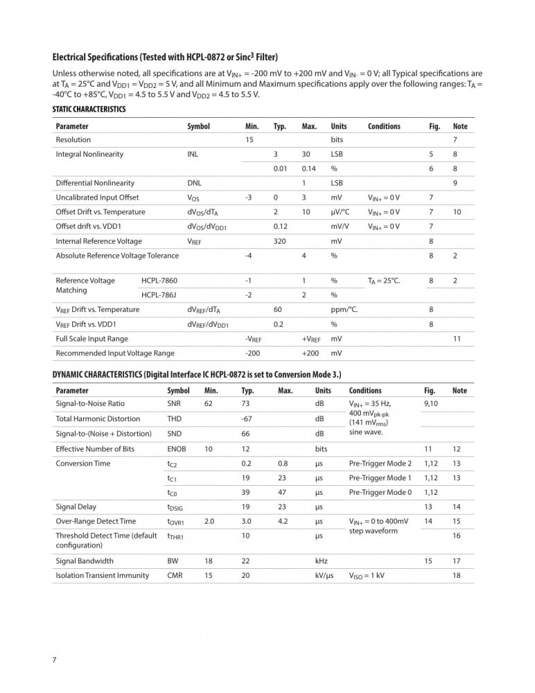 HCPL-7860-500E datasheet page 7