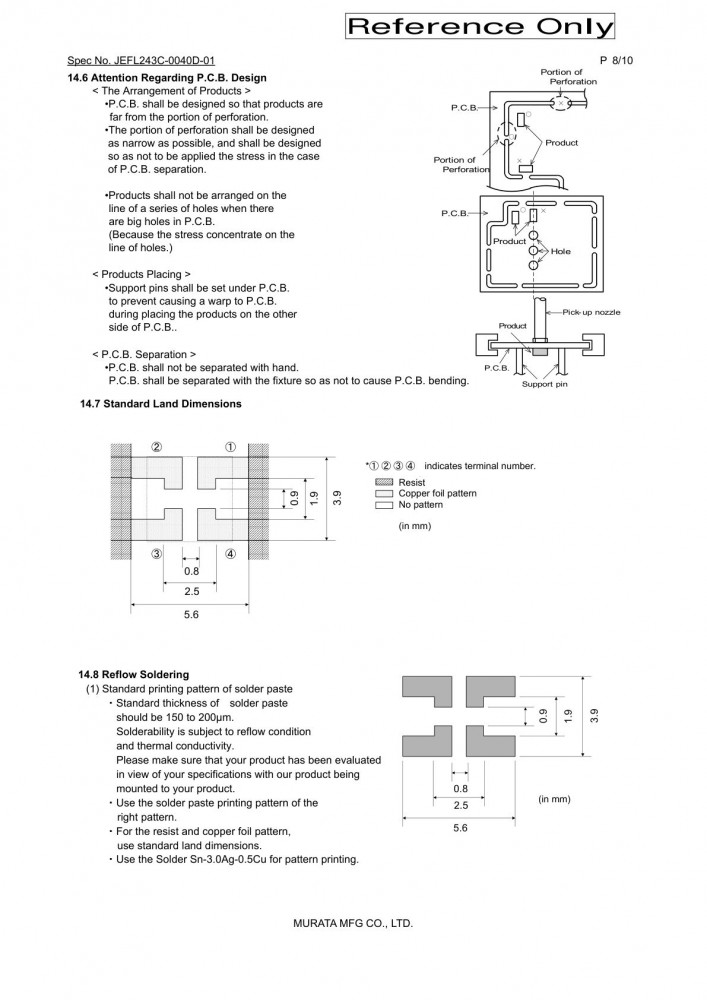 DLW44SM242SK2L specification page 8