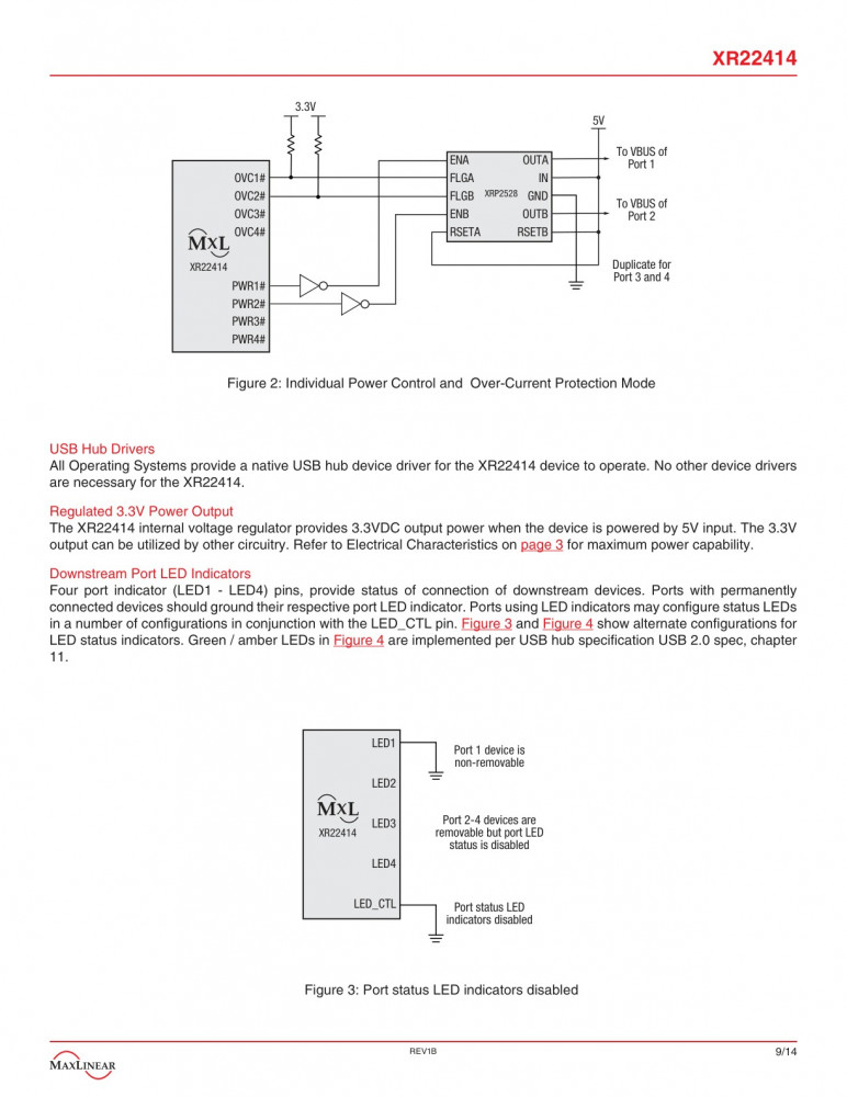 XR22414 technical document page 9