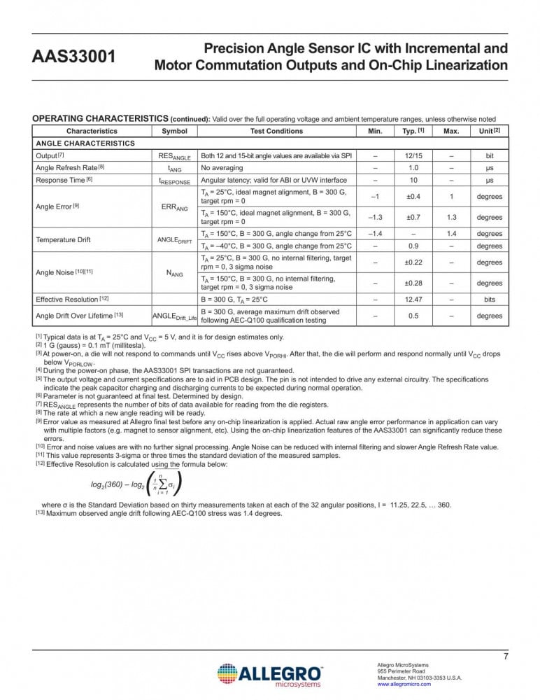 AAS33001 datasheet page 7