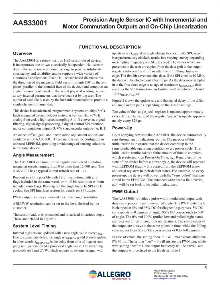 AAS33001 datasheet page 8