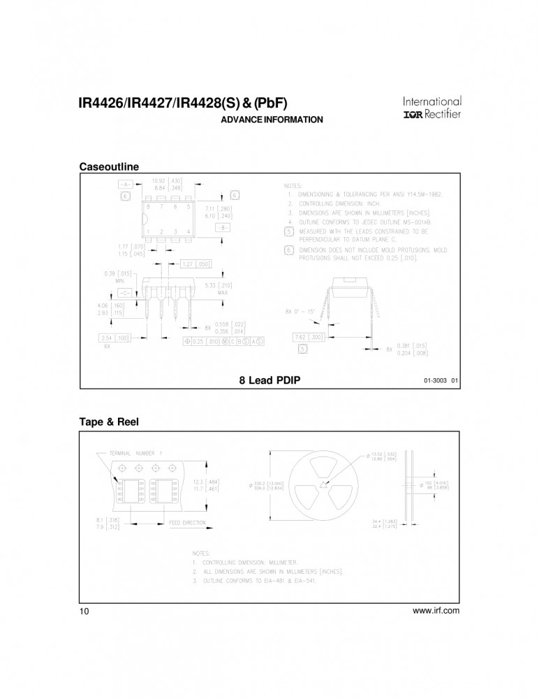 IR4426STRPBF datasheet page 10