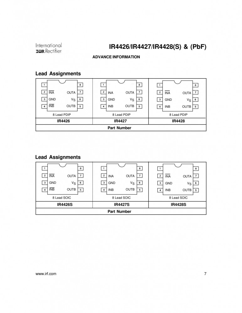 IR4426STRPBF datasheet page 7