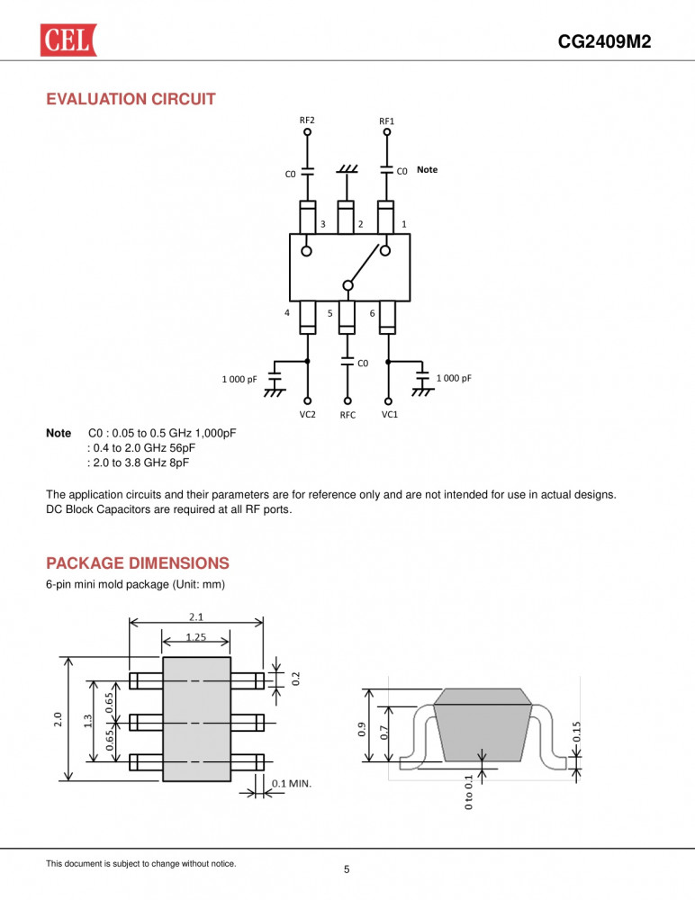 CG2409M2 datasheet page 5