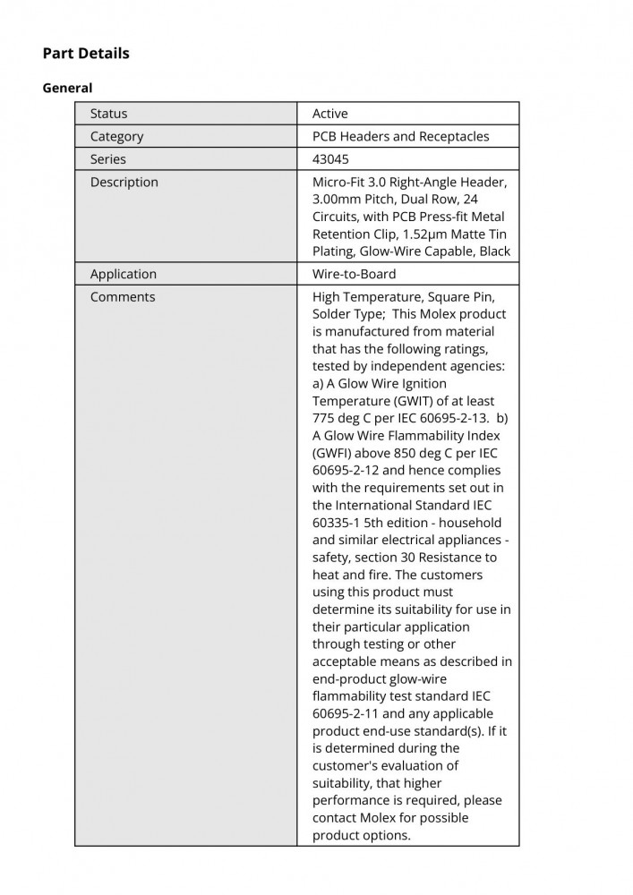 MOLEX 430452421 document image, page 2