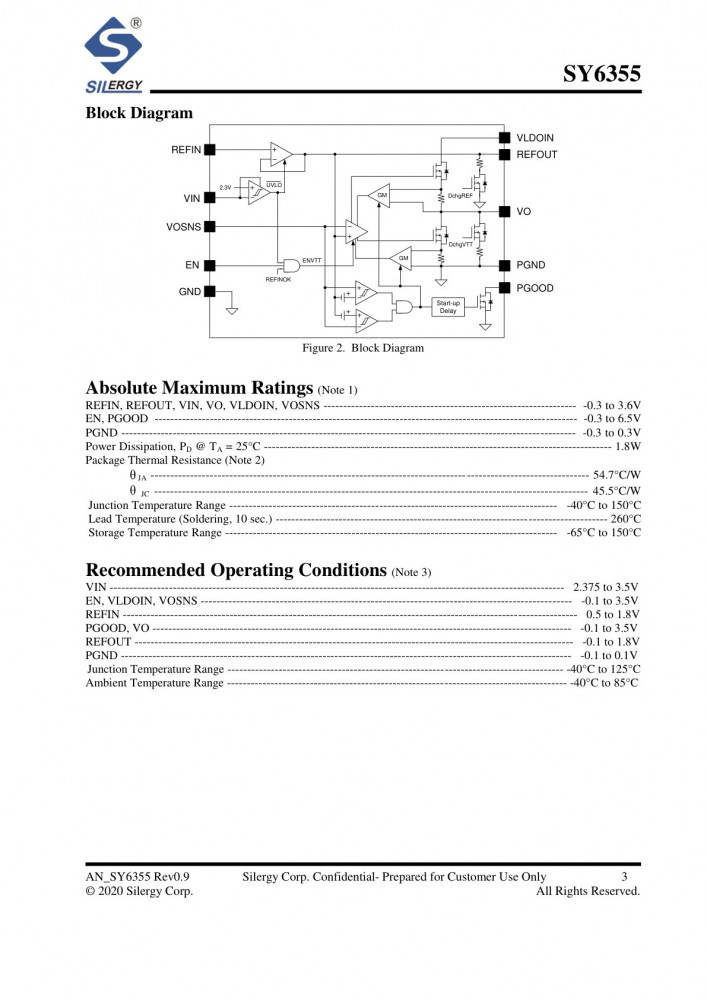 SY6355DBC datasheet page 3