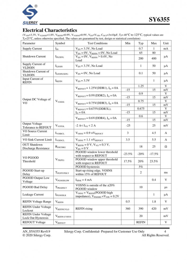 SY6355DBC datasheet page 4