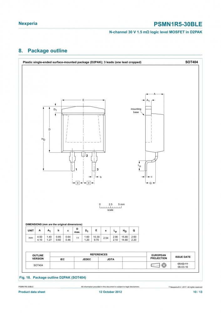 PSMN1R5-30BLEJ datasheet page 10