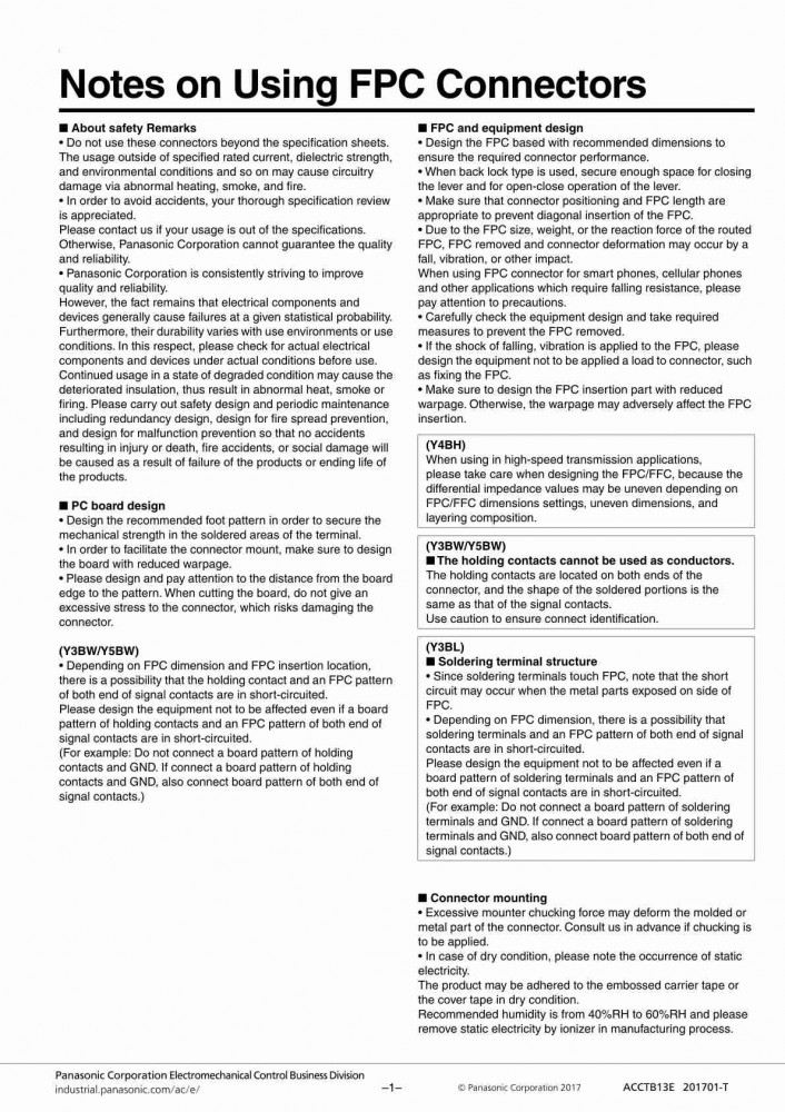 AYF336135A datasheet page 9