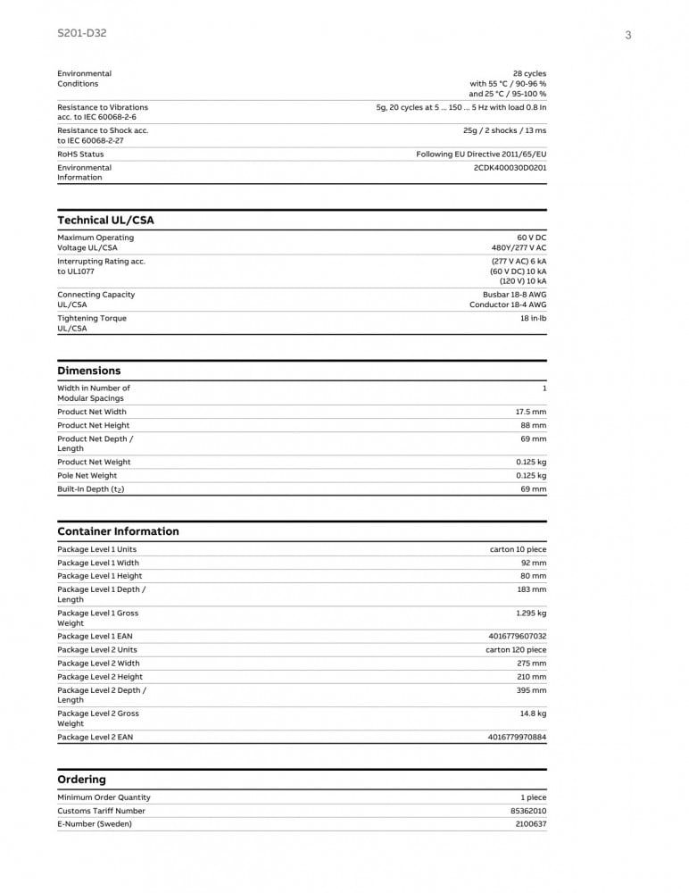 S201-D32 technical document page 3