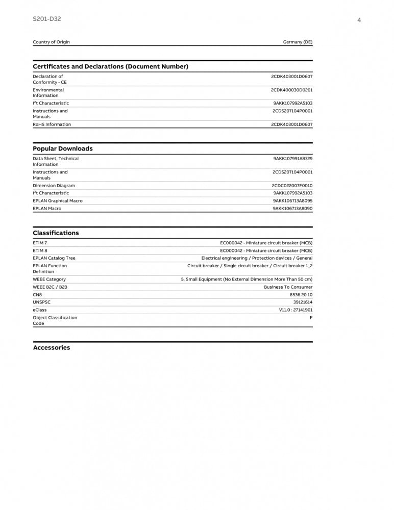 S201-D32 technical document page 4