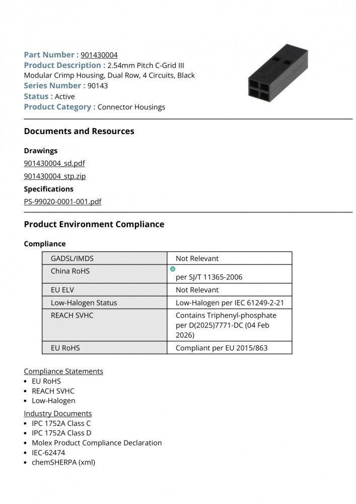 901430004 technical document image, page 1