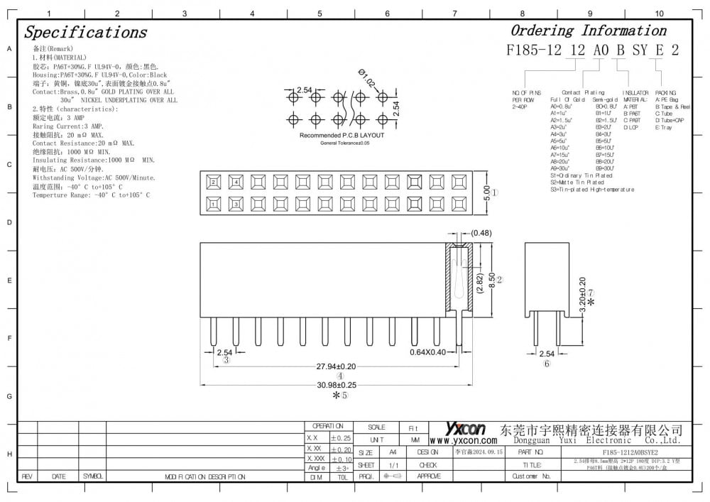 F185-1212A0BSYE2 technical document page