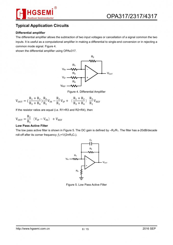 OPA317MM/TR technical document page 8