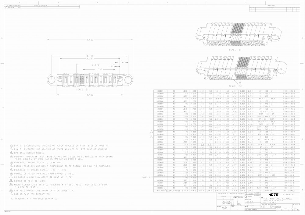 TE Connectivity 1600636 drawing page 2