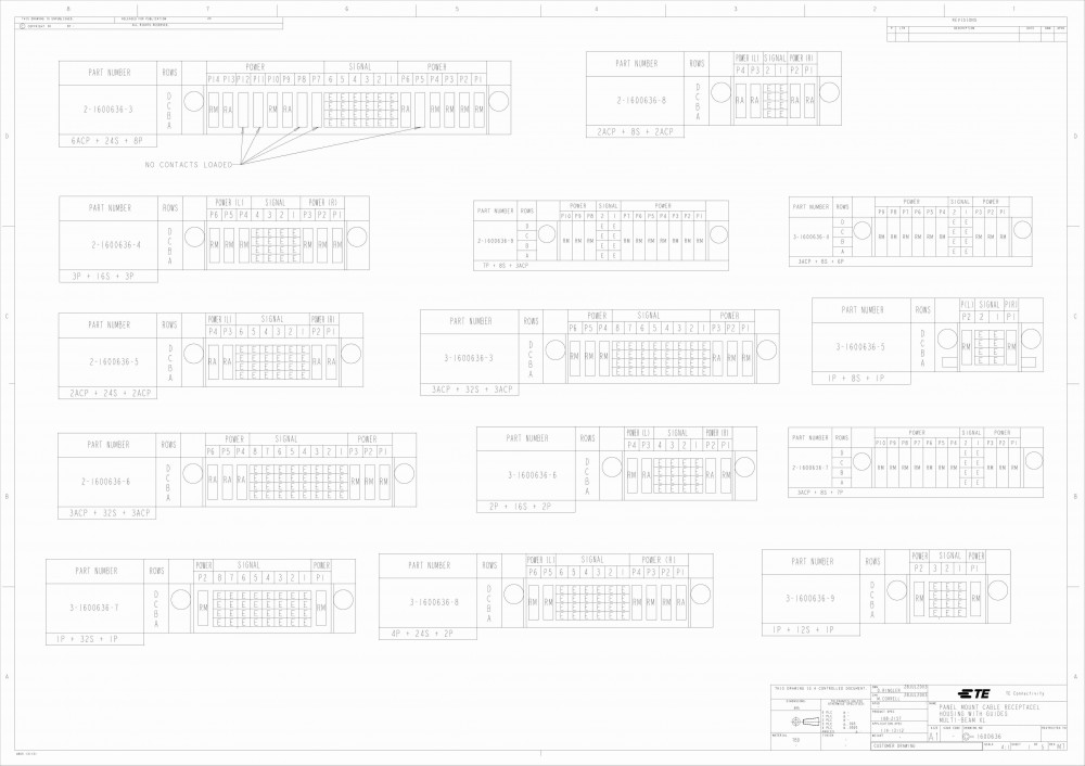 TE Connectivity 1600636 drawing page 5