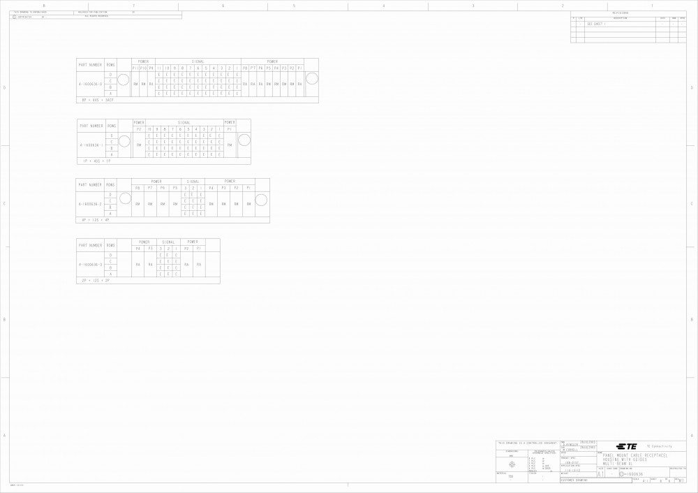 TE Connectivity 1600636 drawing page 6