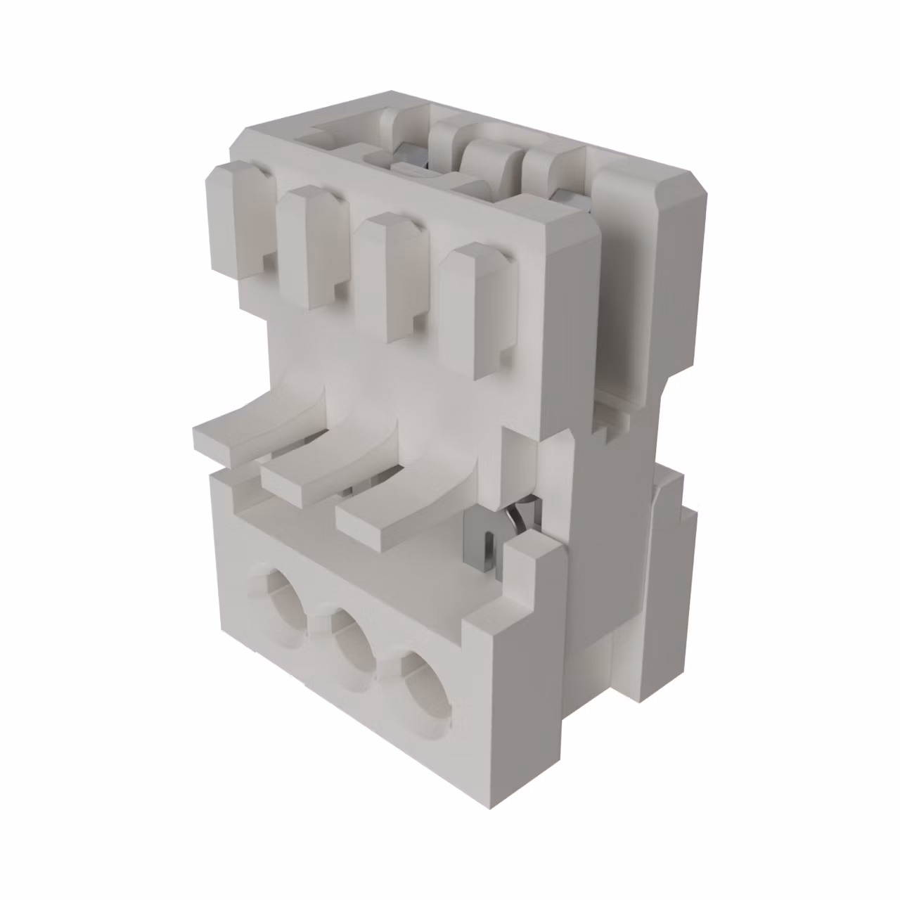 Appli-Mate RAST 2.5 IDT Housing, 5.00mm Pitch, Female, 2 Circuits, All Position Keys, 1 Closed and 1 Open Endwall, Latch at Circuit 2 for sale