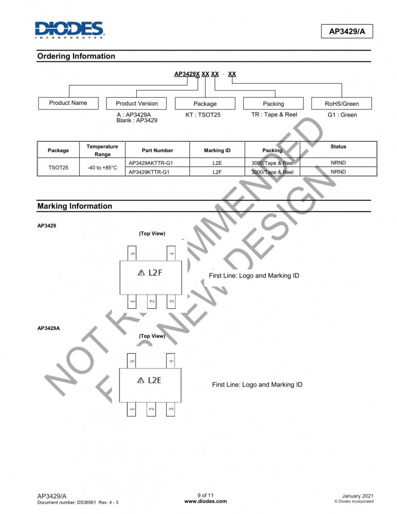 AP3429AKTTR-G1 datasheet page 9