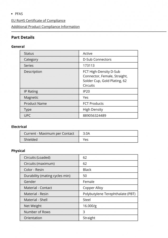 MOLEX 1731130065 technical document image 2