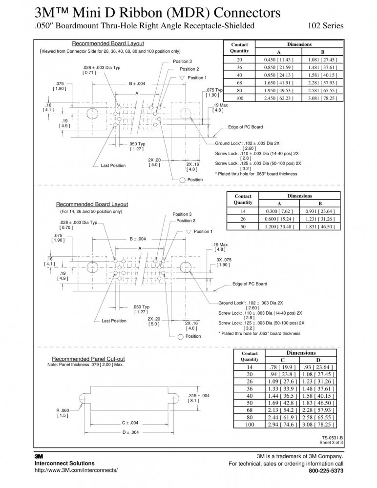 3M N10250-52G3PC technical document page 3
