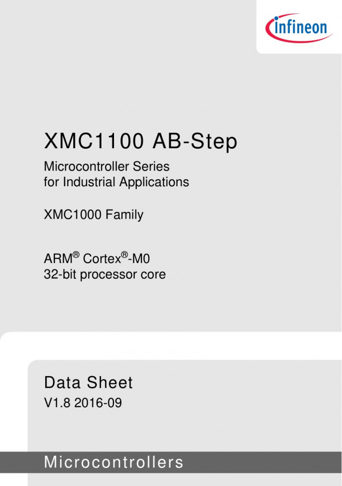XMC1100 datasheet page 3