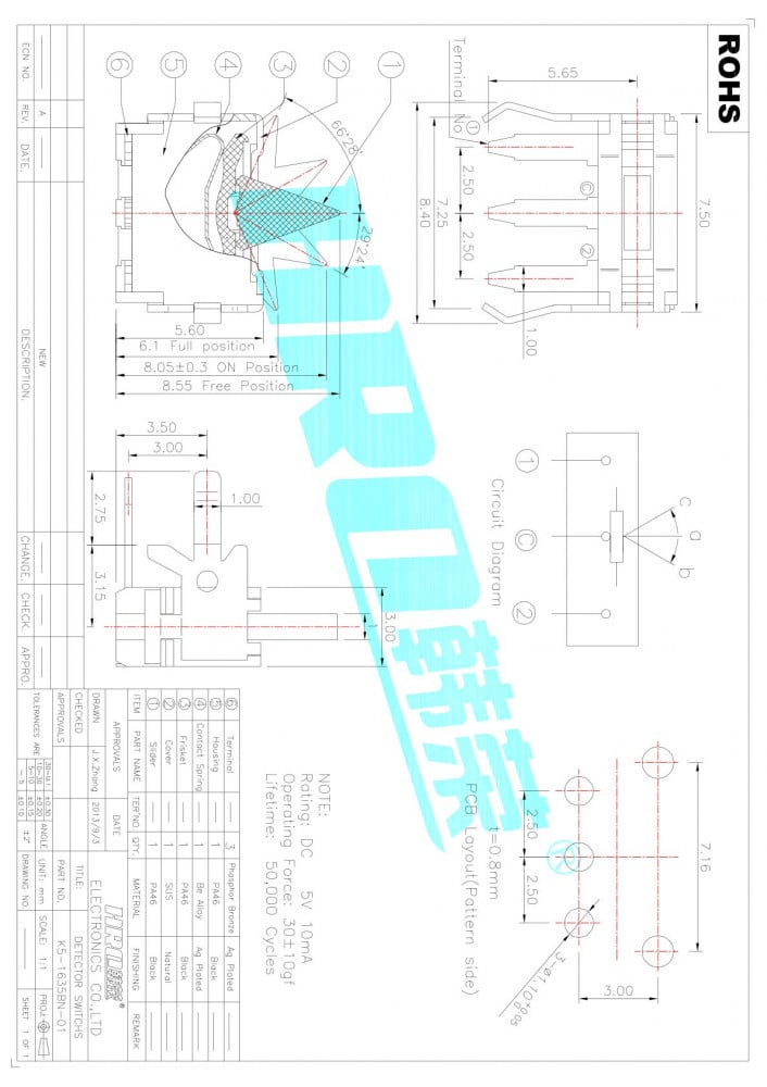 K5-1635BN-01 technical document