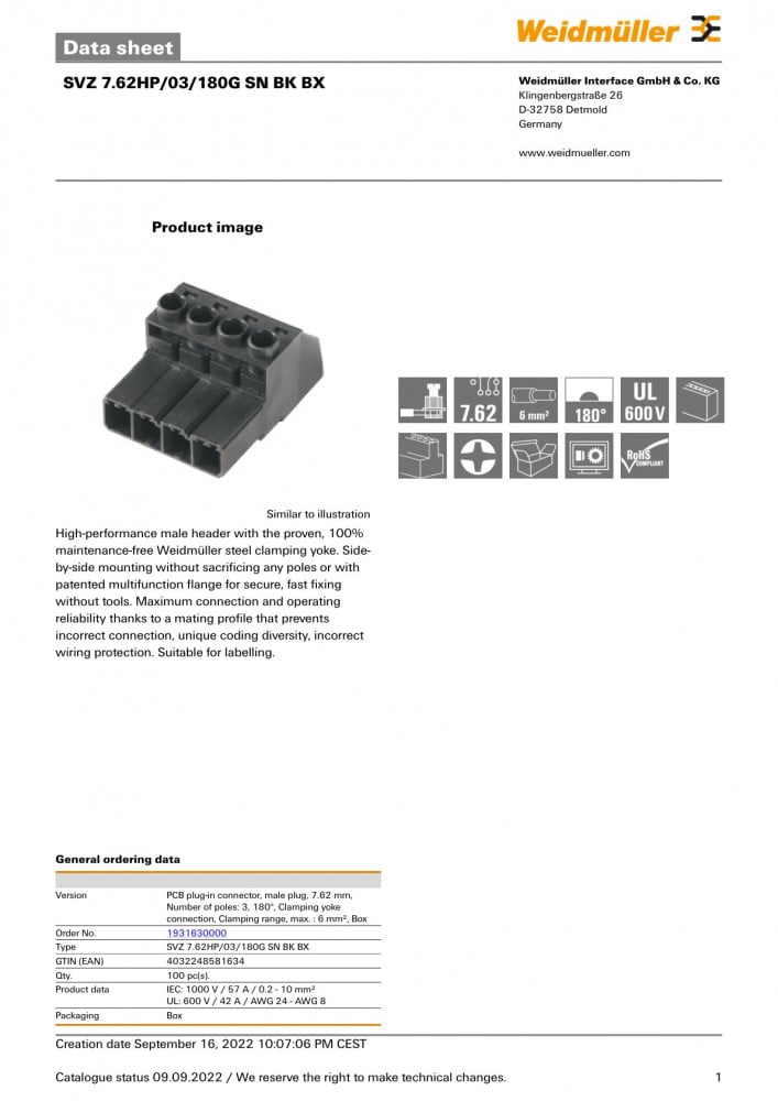 1931630000 datasheet page 1