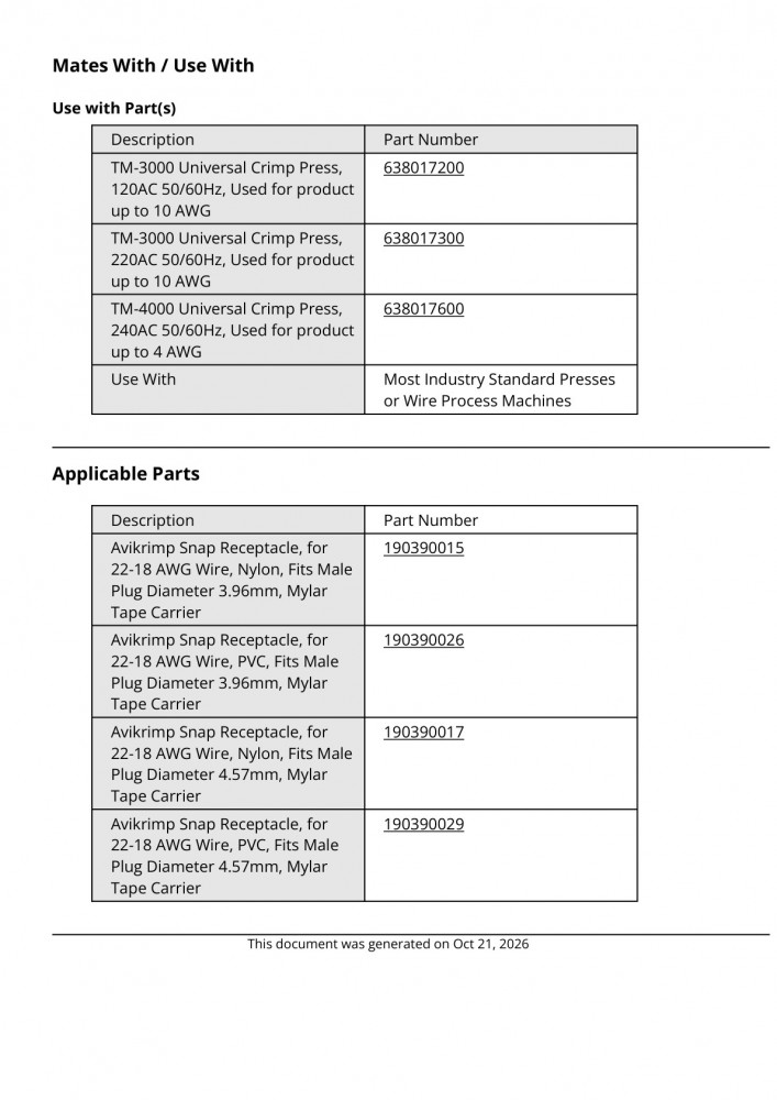 Product document image 3 for Molex 638853600