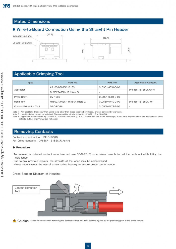 DF63SF documentation page 10