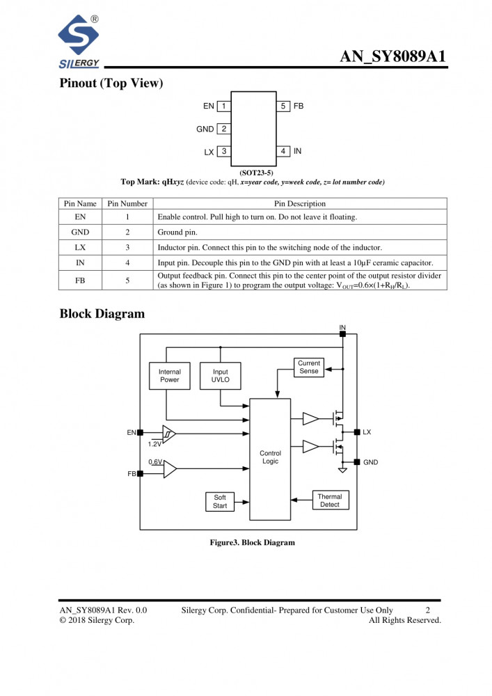 SY8089A1AAC datasheet page 2